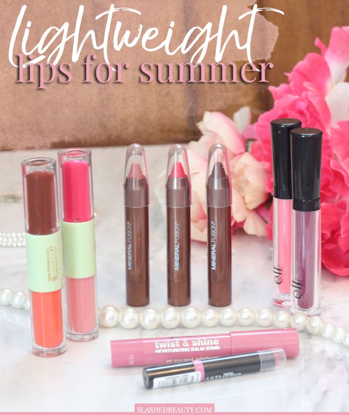 5 Products for Lightweight Lips for Summer | Slashed Beauty